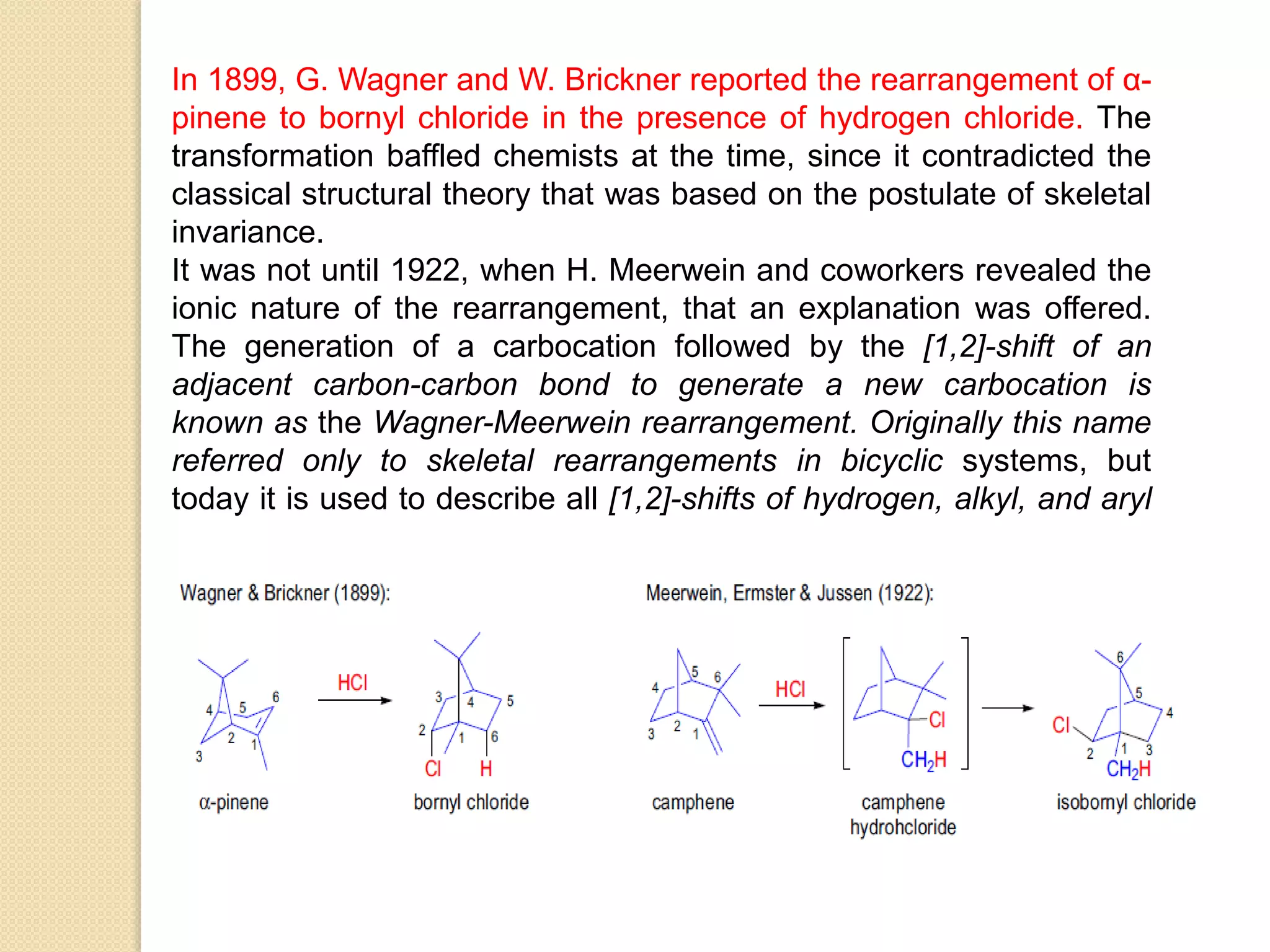 Wagnor meerwin reaction | PPTX