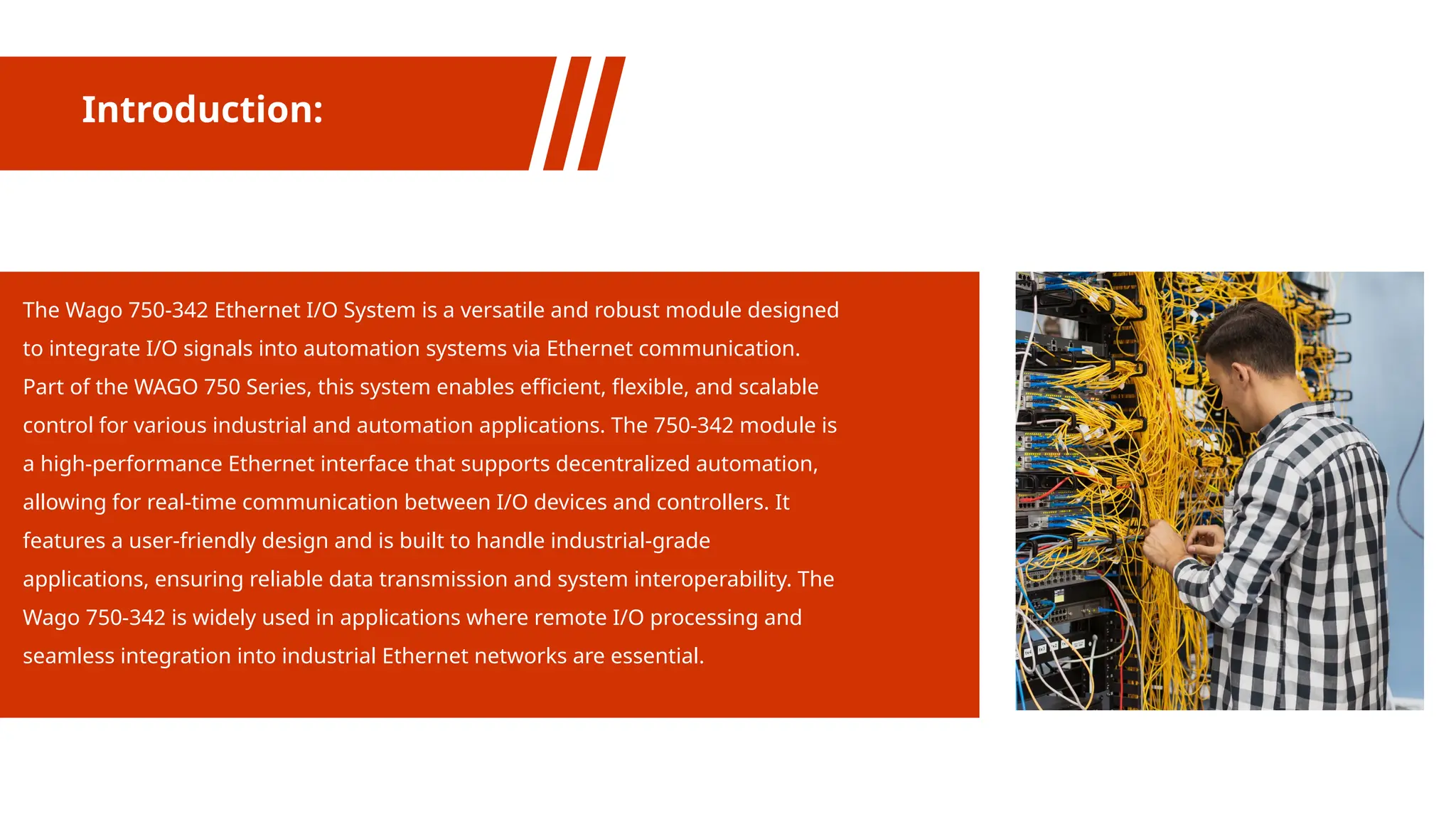 Wago 750-342 Ethernet I/O System: Overview, Features, and Applications | PPTX