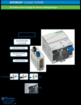 Wago epsitron power_supplies_catalog | PDF