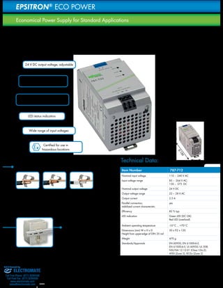 Wago epsitron power_supplies_catalog | PDF
