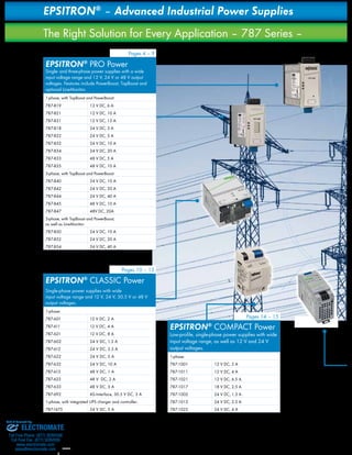 Wago epsitron power_supplies_catalog | PDF