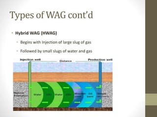 Water alternating gas (WAG) - A Enhanced Oil Recovery technique | PPTX