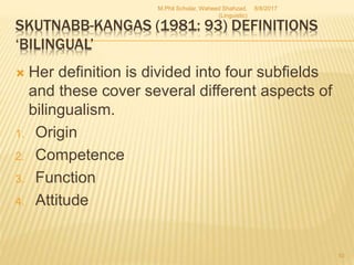Bilingualism | PPTX