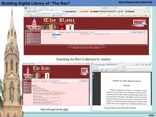 Building Digital Library of “The Ravi” with Greenstone at GC University Lahore | PPS