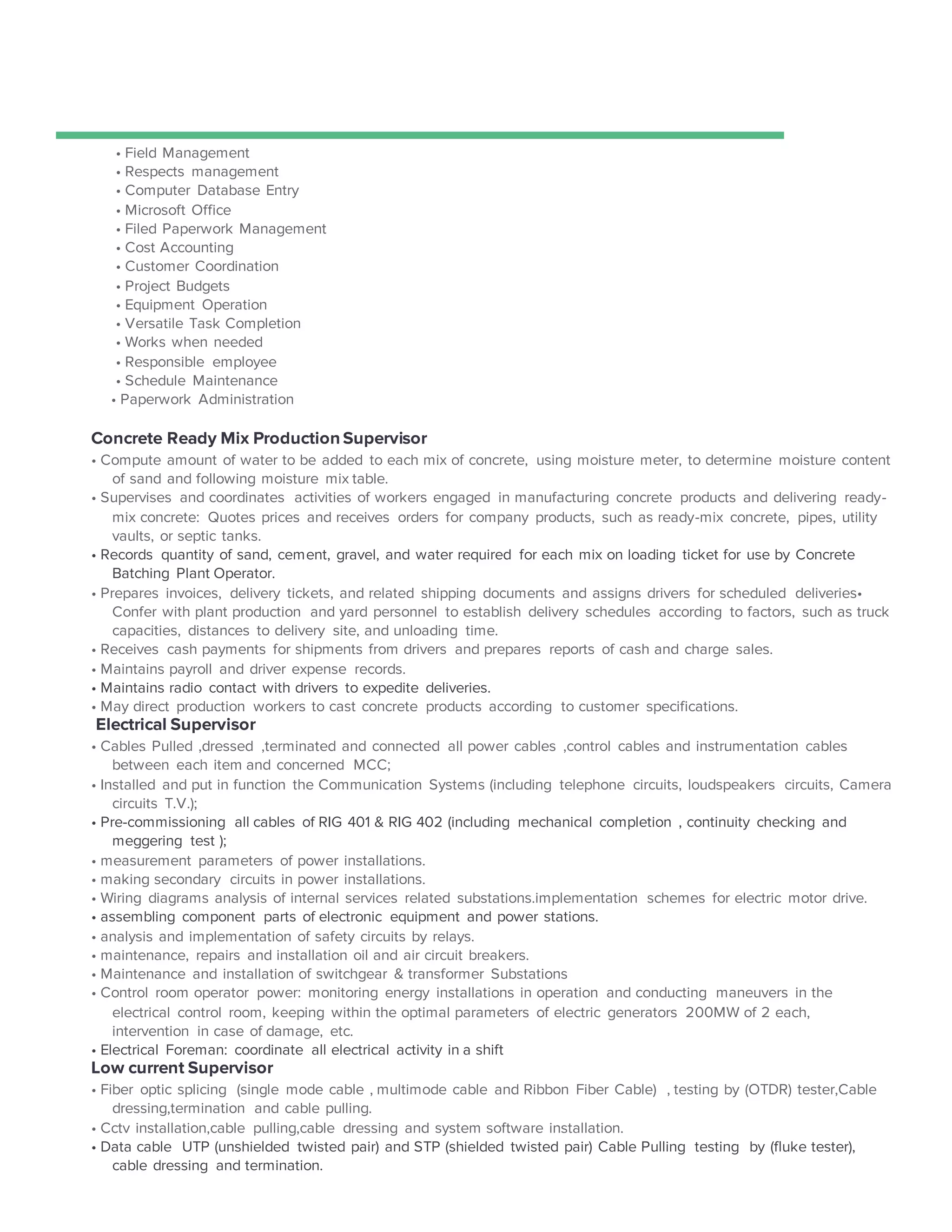 Waheed cv | DOCX