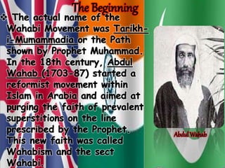 Wahabi movement | PPT