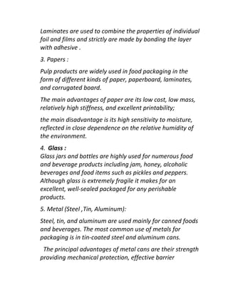 Food Packaging | PDF