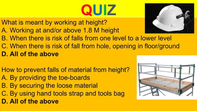 Work at Height Awareness | PPTX
