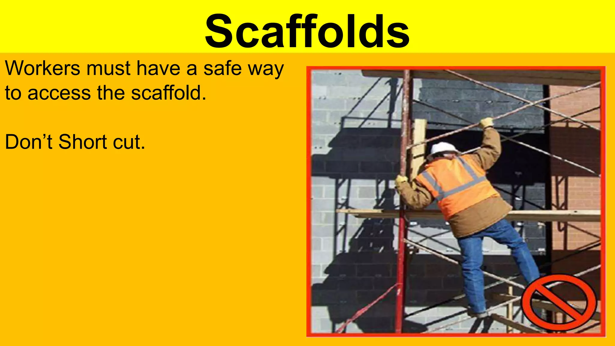 Work at Height & Scaffolding Awareness 22.06.2021