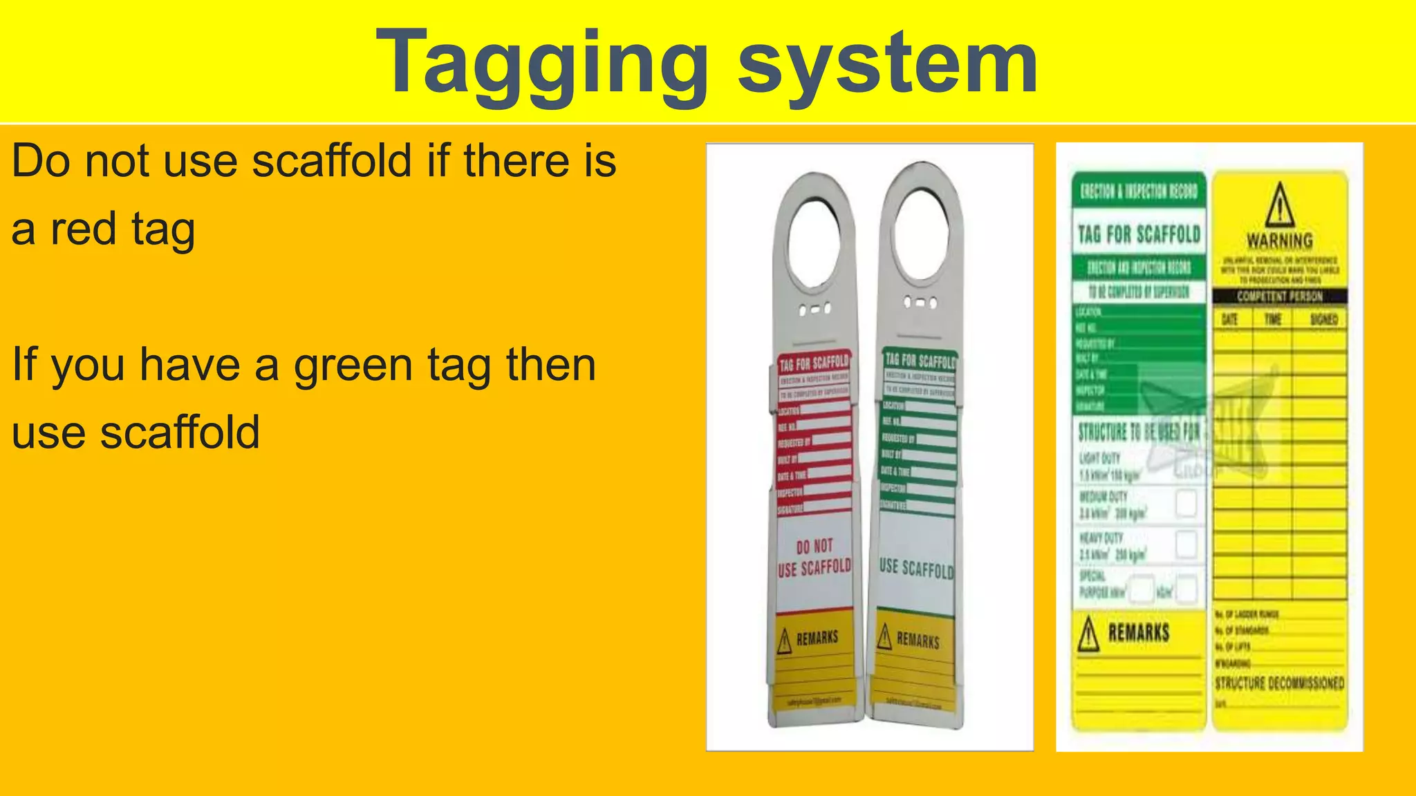 Work at Height & Scaffolding Awareness 22.06.2021