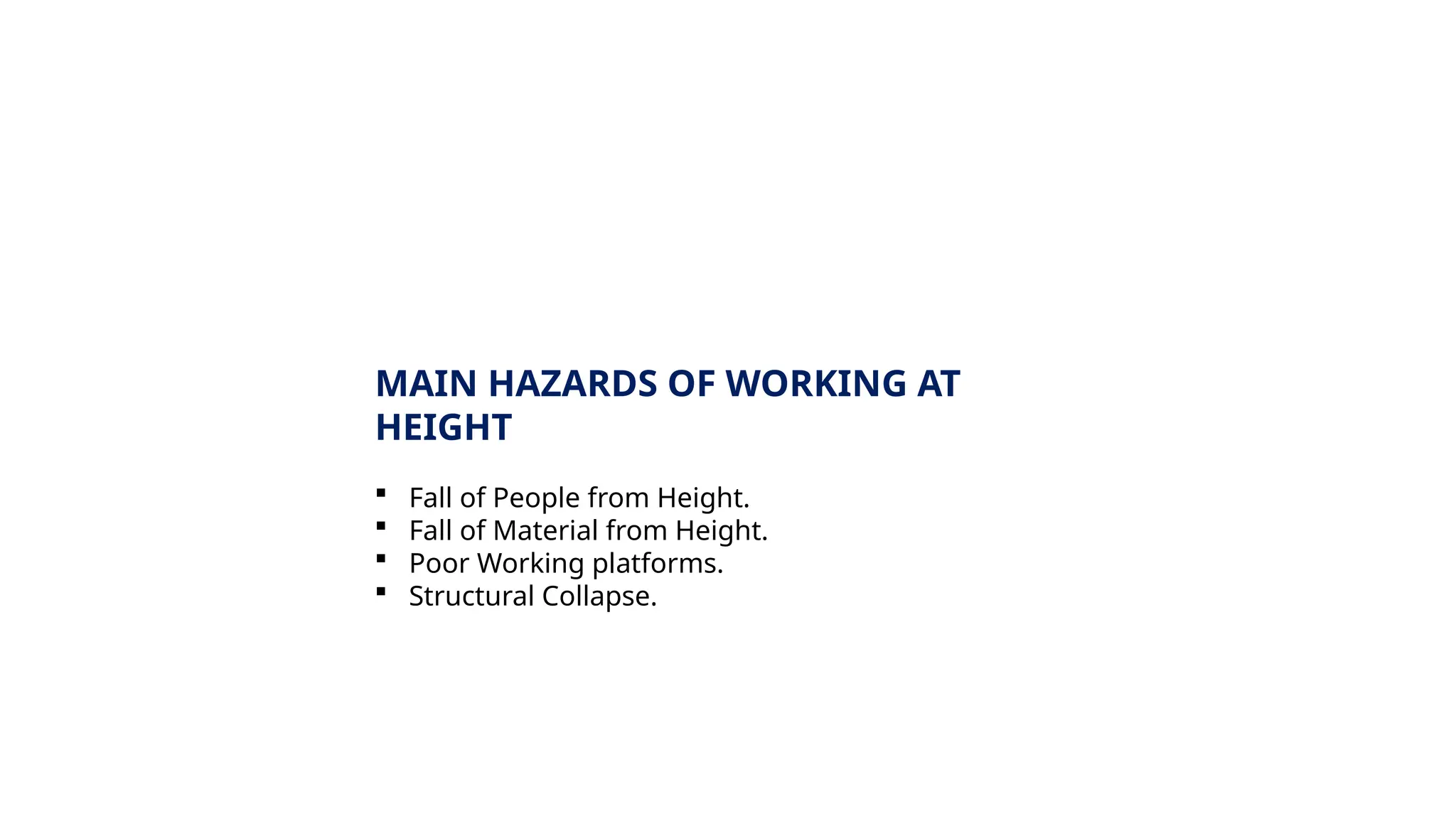 Work at height for construction work Training.pptx