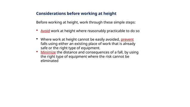 Work at height for construction work Training.pptx