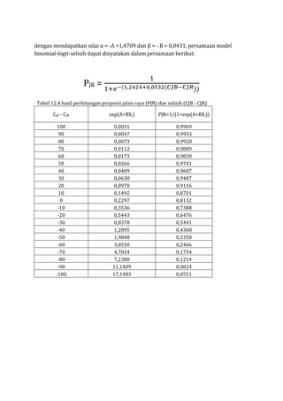 pemilihan moda | DOCX
