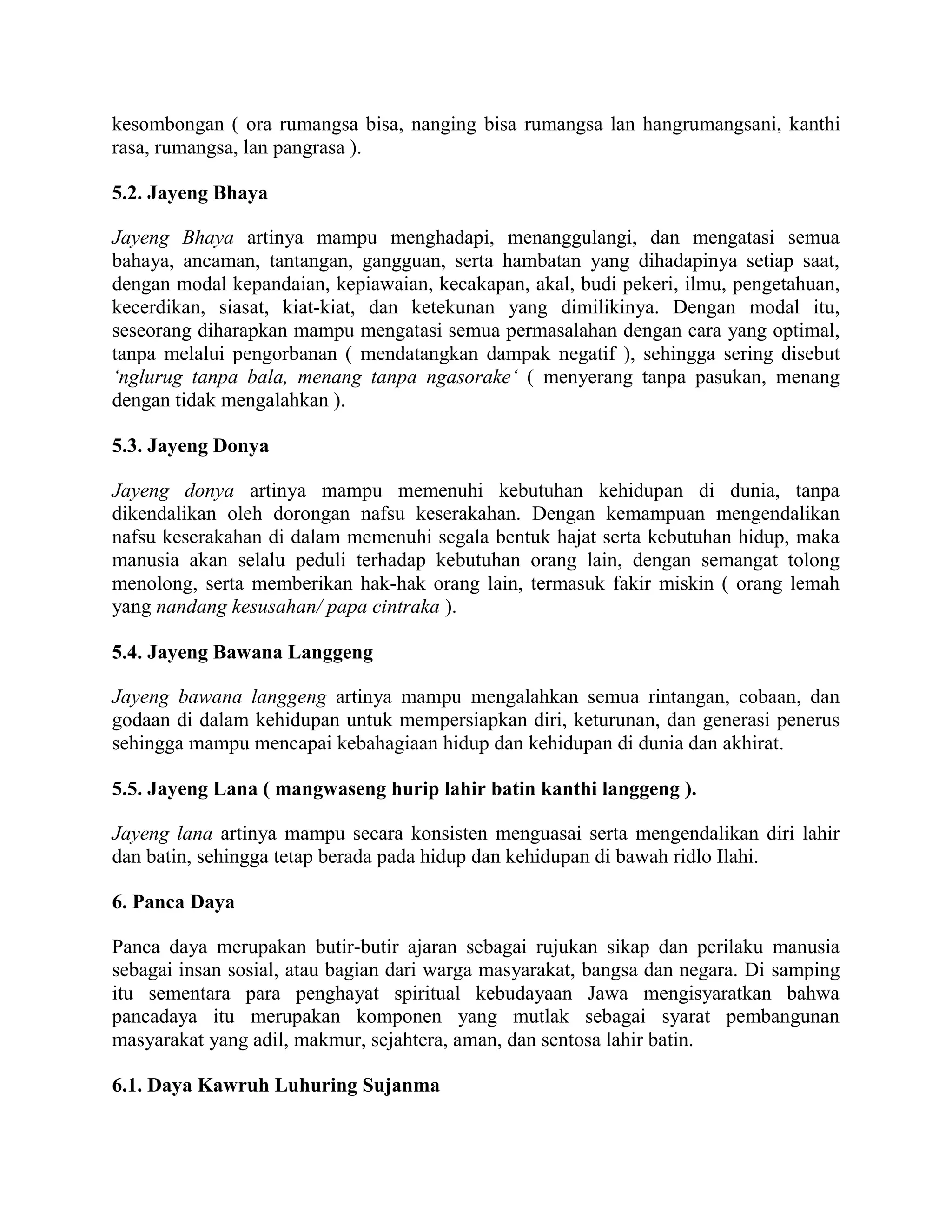 Wahyu pancasila | DOCX