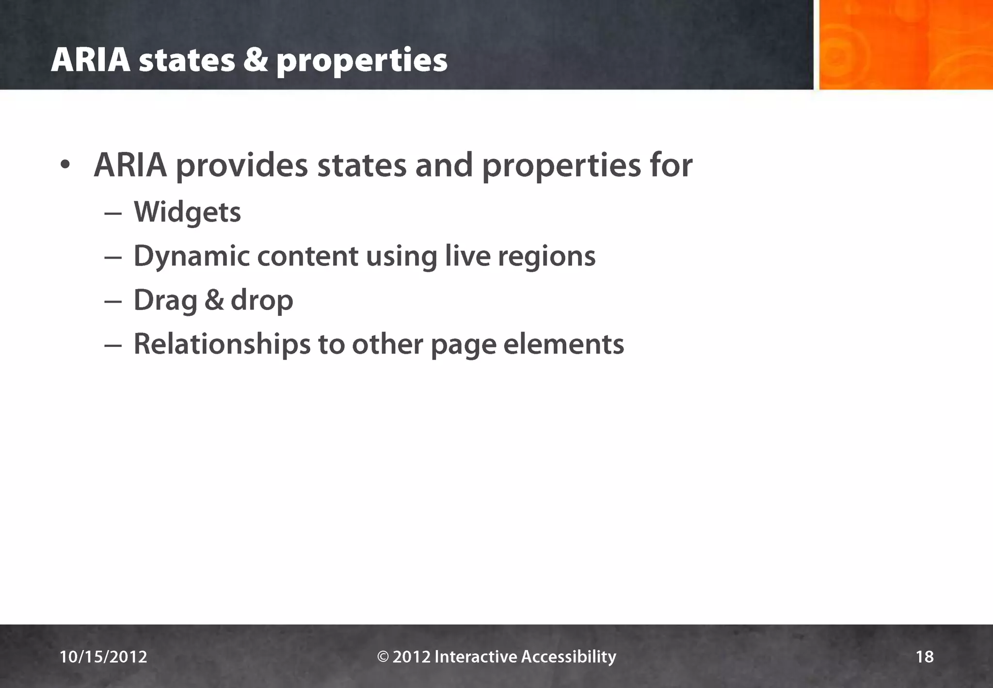 Introduction to WAI-ARIA | PPTX