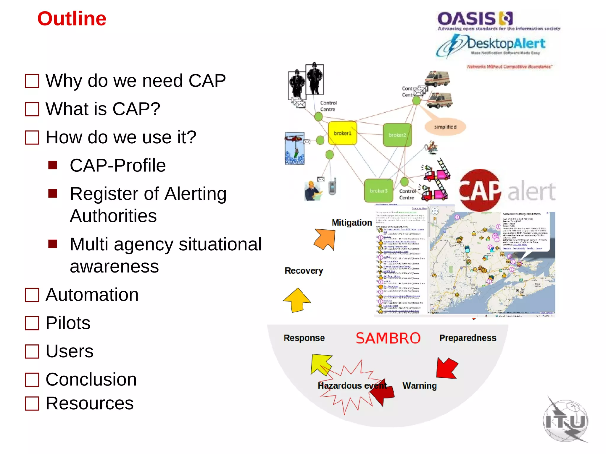 Introduction to Operationalizing the Common Alerting Protocol (ITU-T X.1303) Standard | PDF