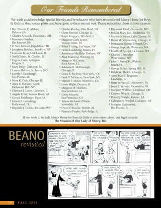 Waif's Messenger Newsletter Fall 2011 | PDF