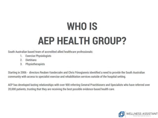 Wellness Assistant Introduction | PPT