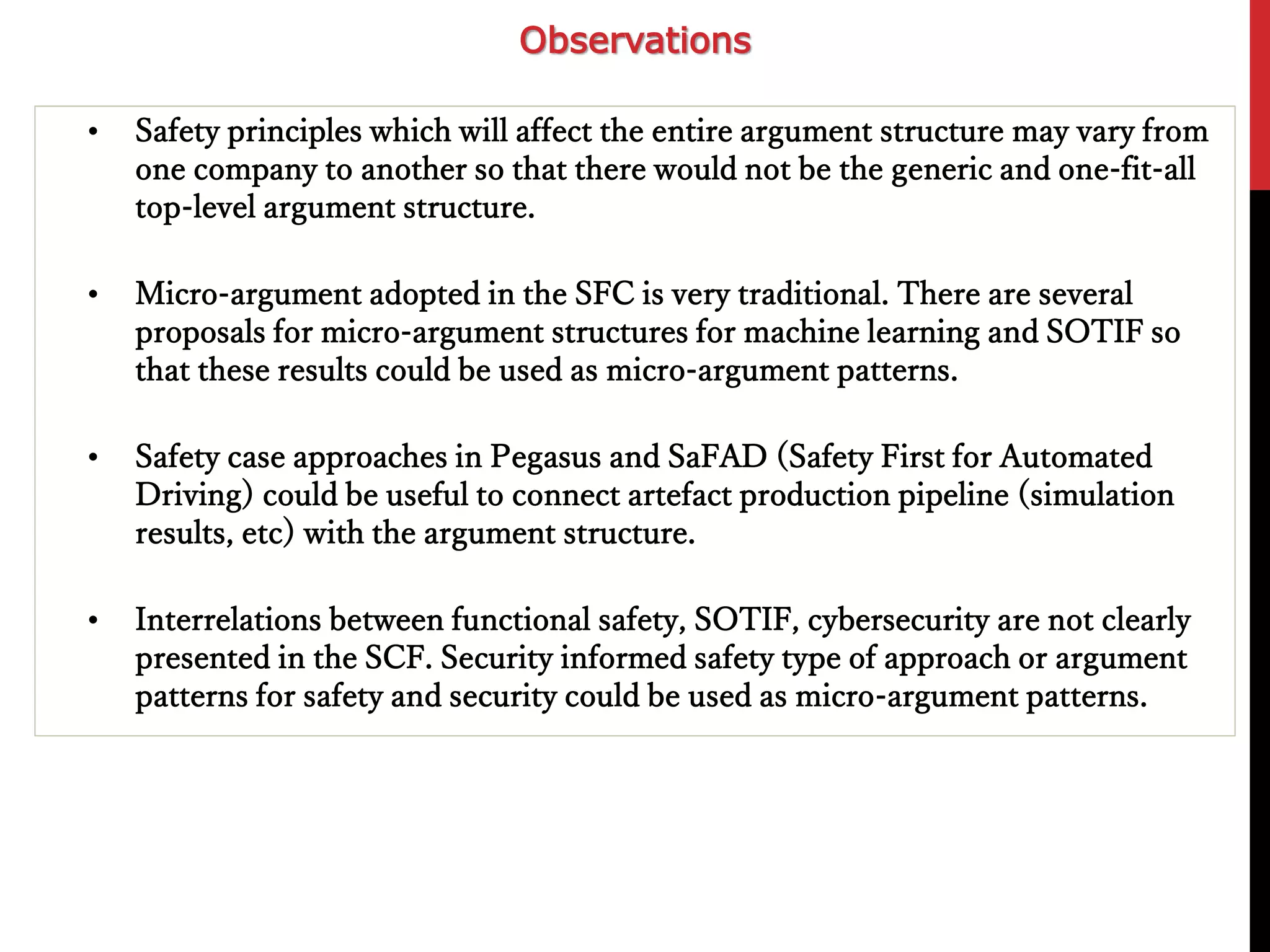 Waise 2021 Uber ATG Safety Case Framework and ANSI/UL 4600 | PPTX