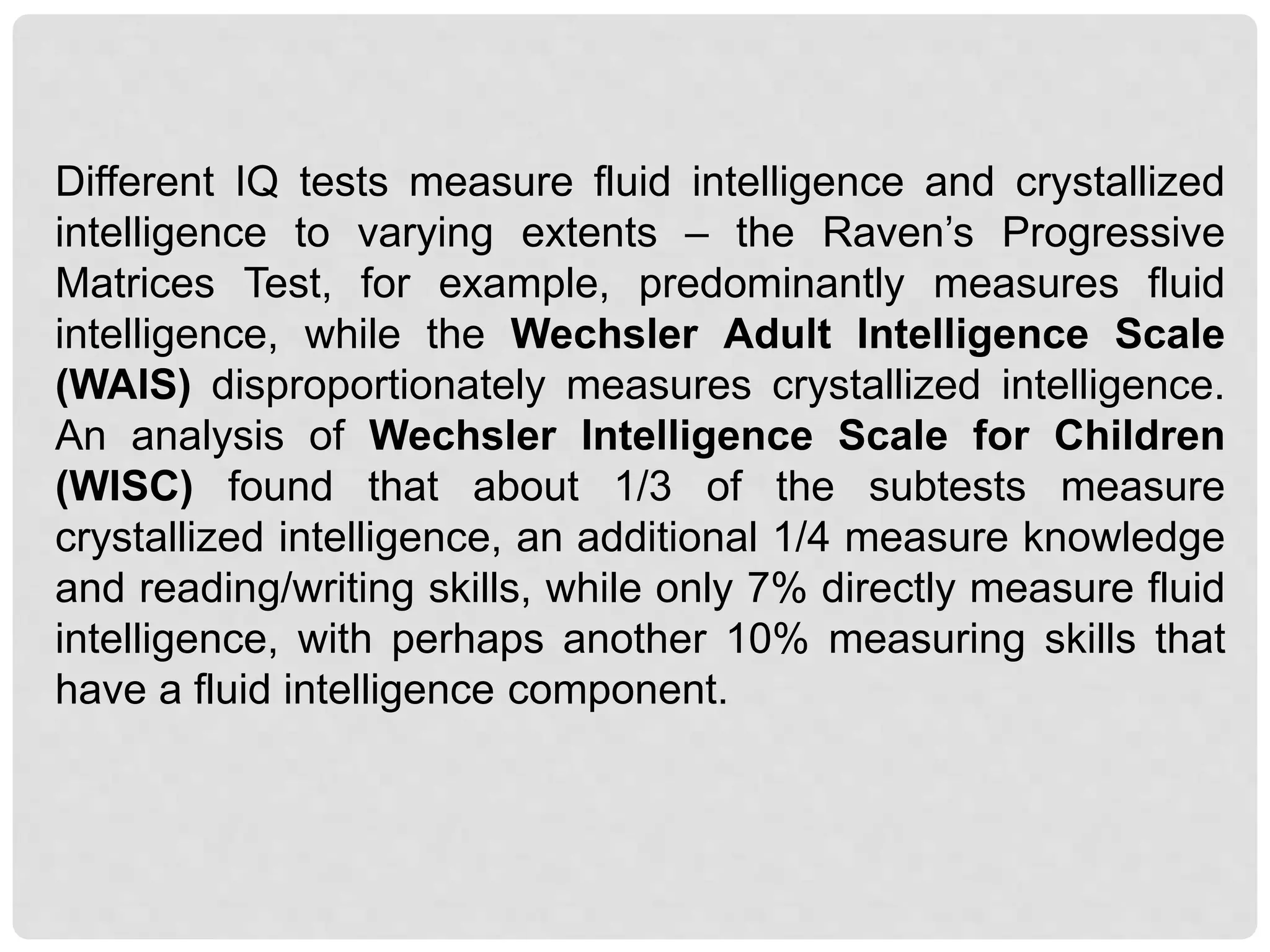 Intelligence Testing | PPTX