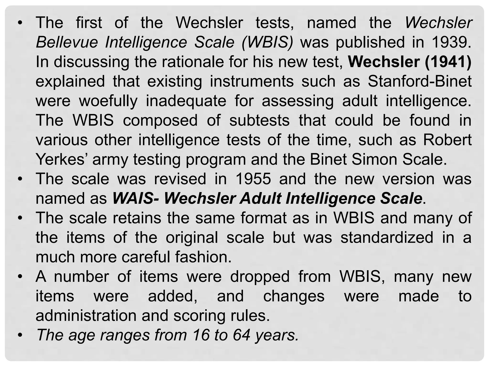 Intelligence Testing | PPTX