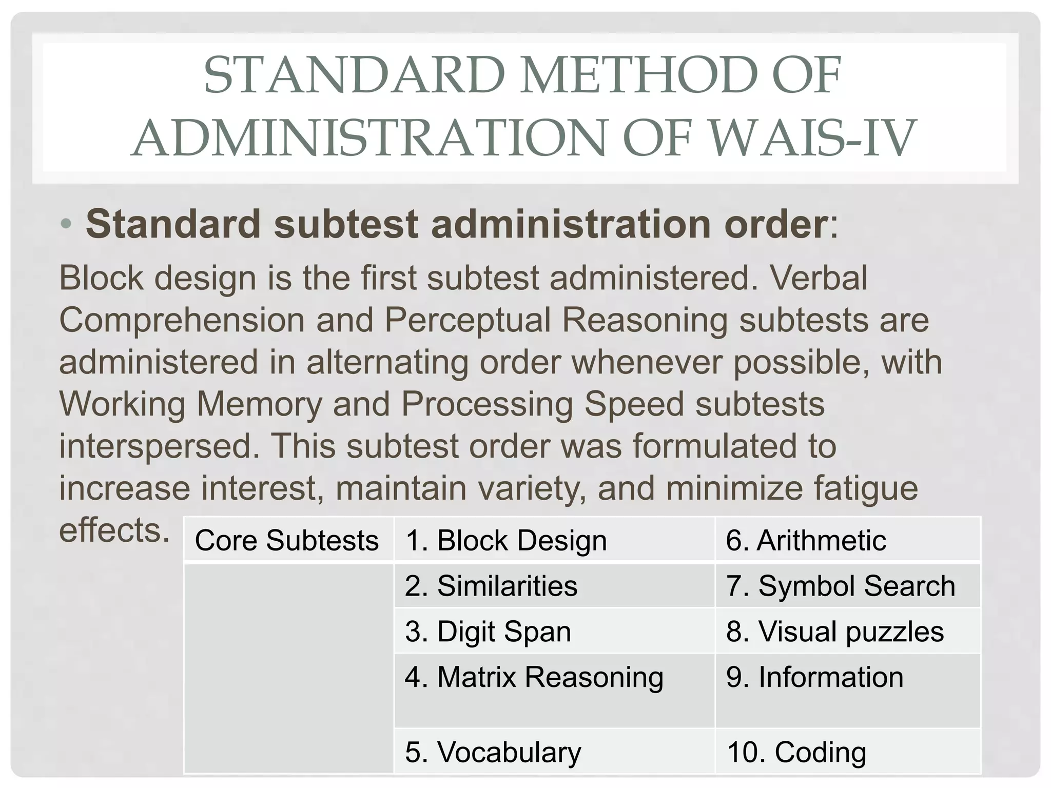 Intelligence Testing | PPTX