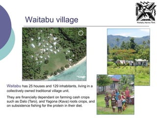 Waitabu Marine Park Business Planning Realities | PPSX