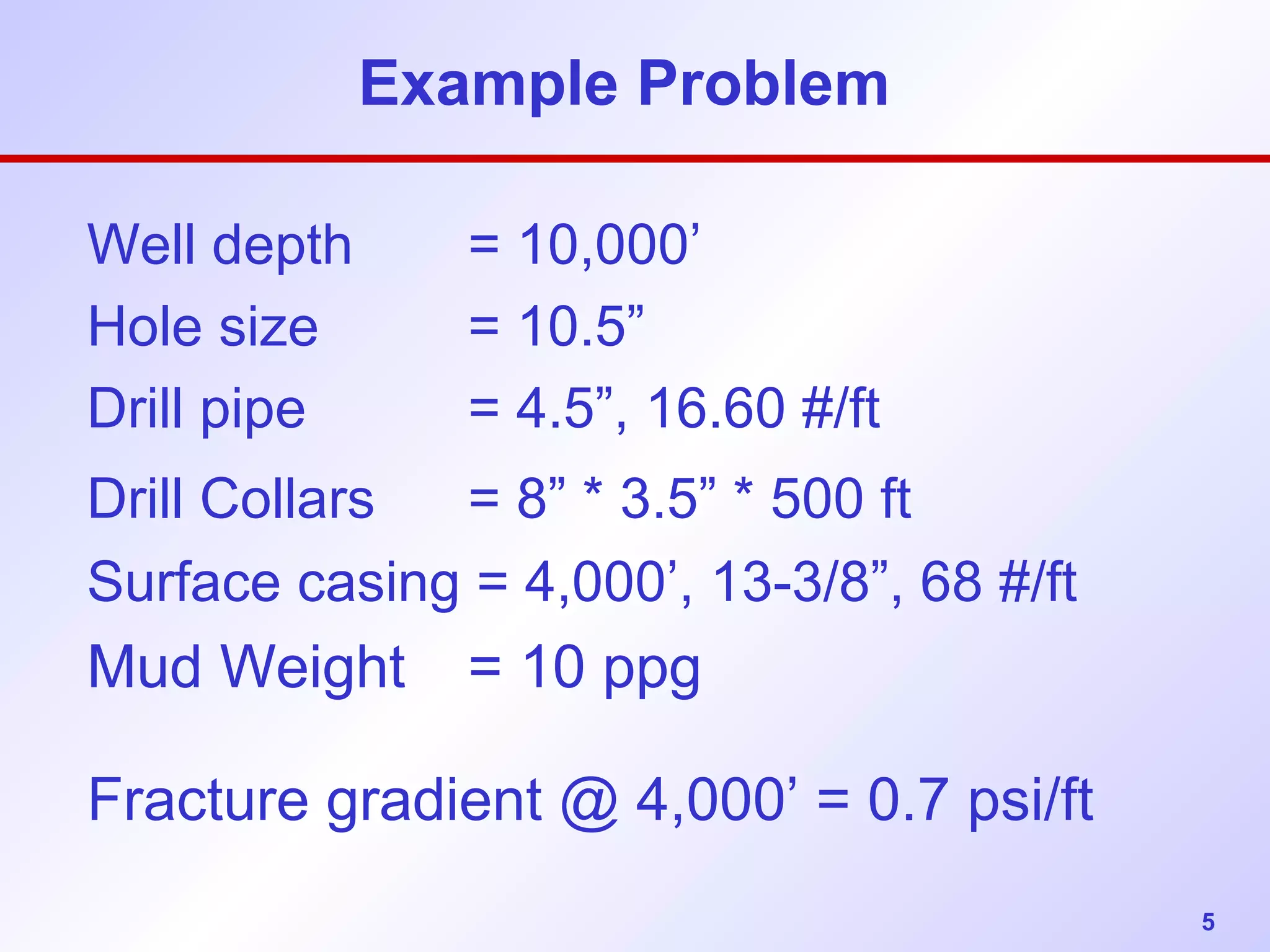 Wait and weight vs. driller | PPT