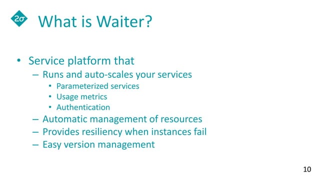 Waiter: An Open-Source Distributed Auto-Scaler | PPT