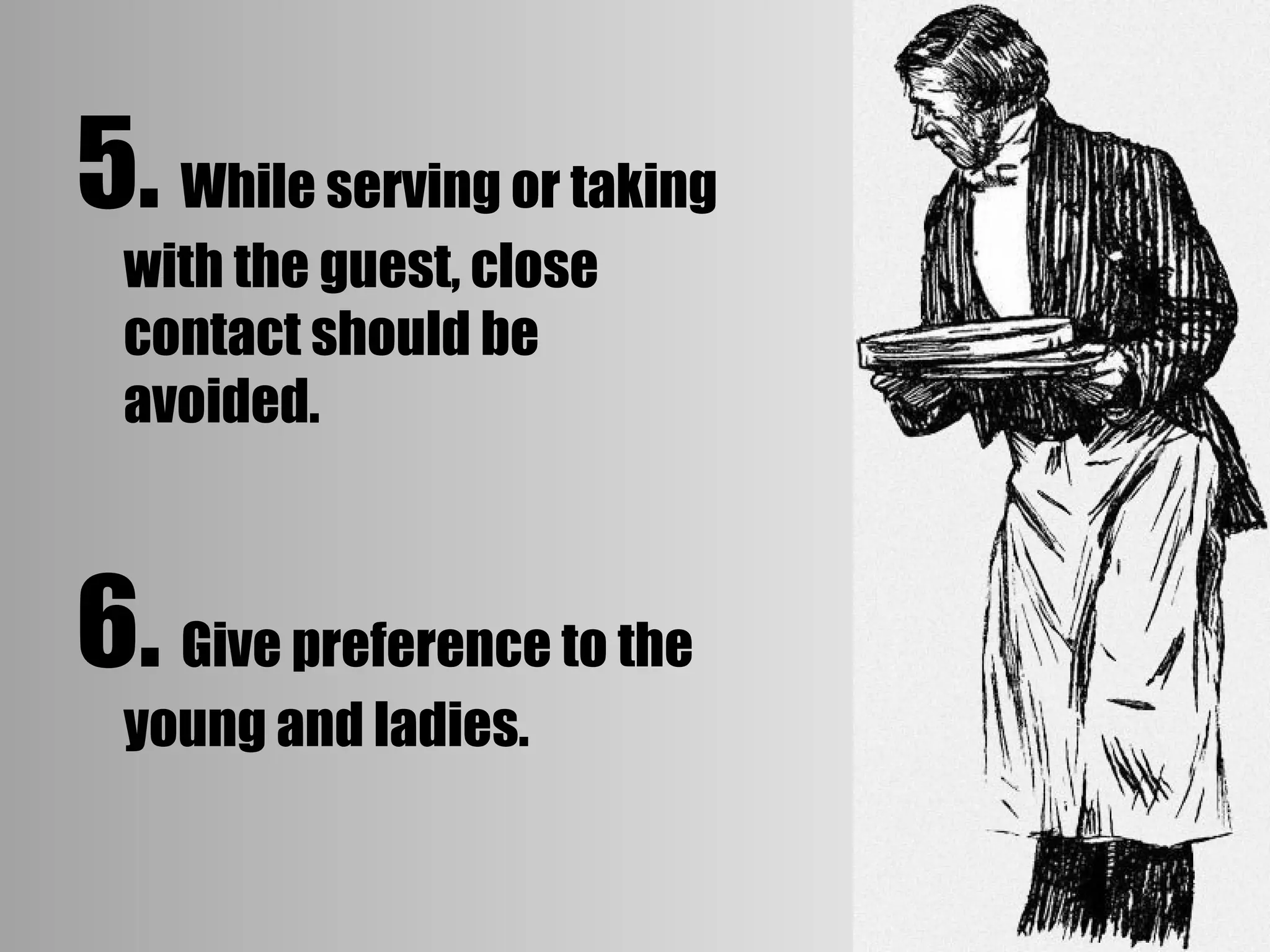 Waiter's Etiquette | PPT