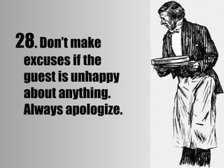 Waiter's Etiquette | PPT