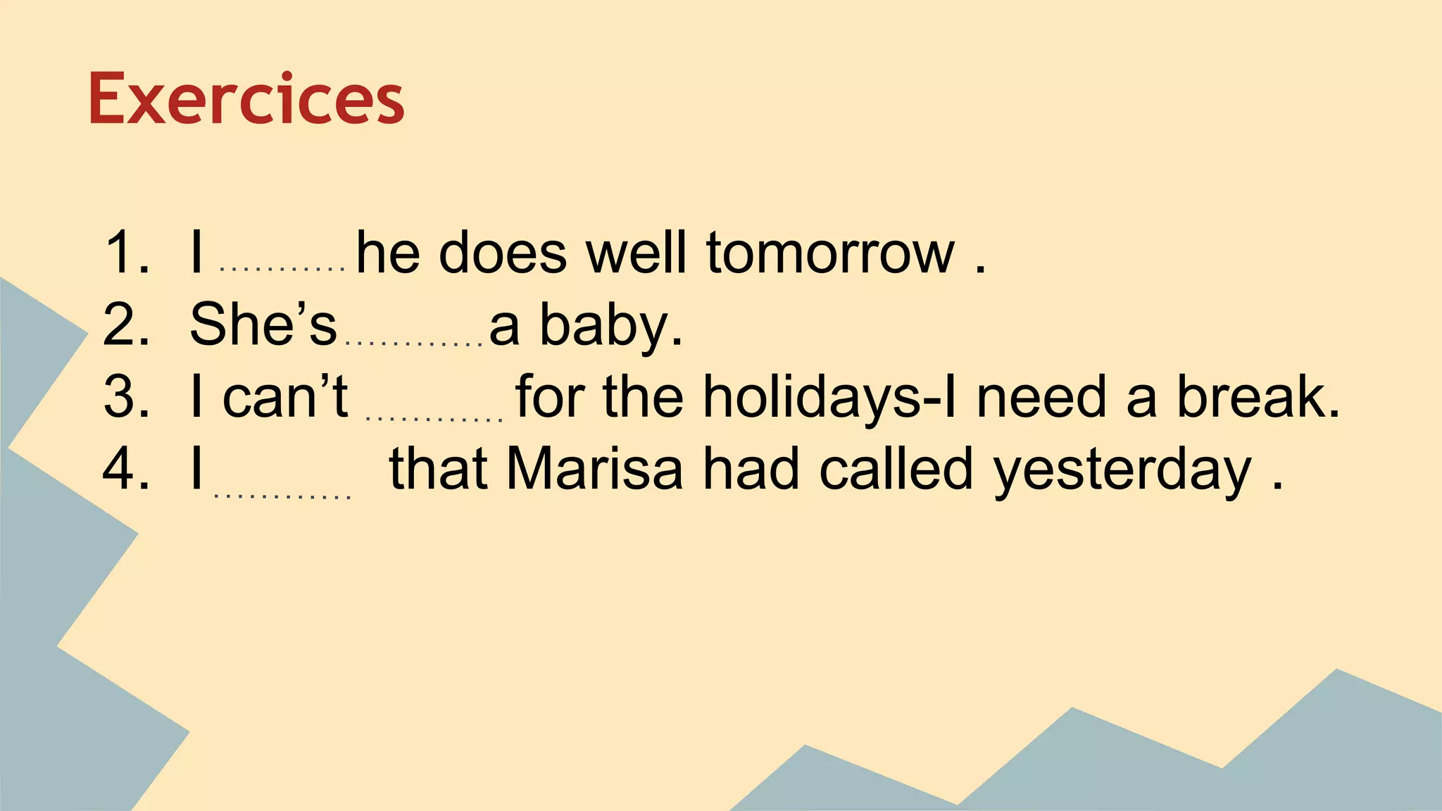 Wait Expect Hope Wish | PPT