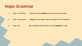 Wait Expect Hope Wish | PPT