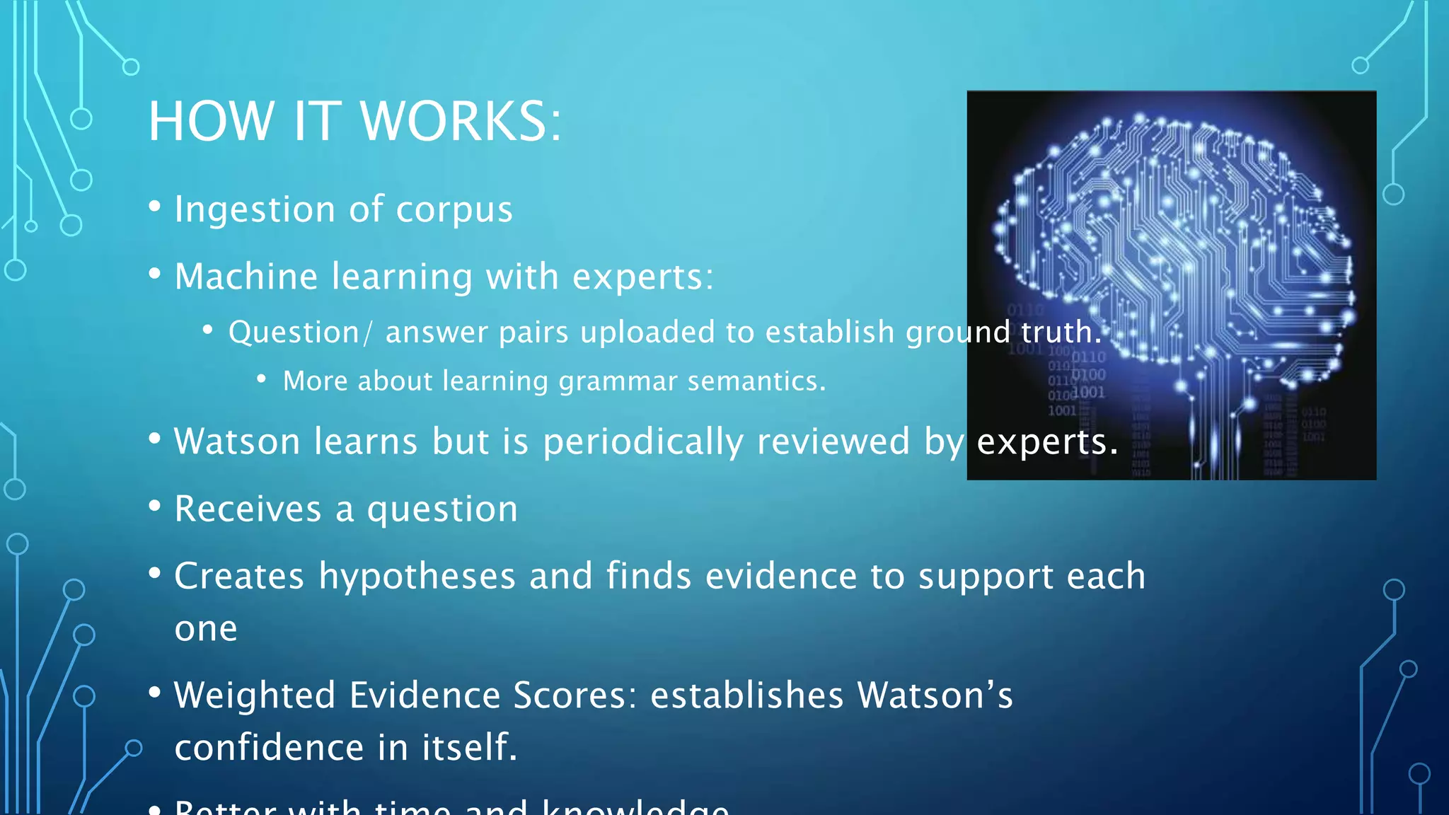 Personalized Medicine with IBM-Watson: Future of Cancer care | PPTX