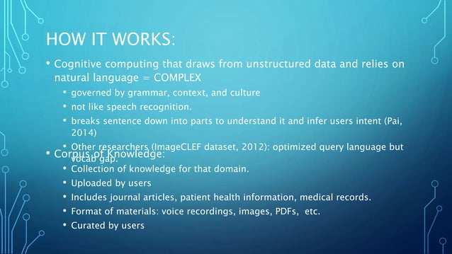 Personalized Medicine with IBM-Watson: Future of Cancer care | PPTX ...