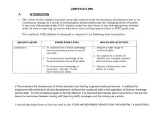 TRADE TESTING REGULATIONS AND SYLLABUS | PDF