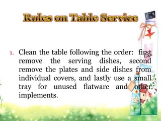 Waiting at the table | PPTX