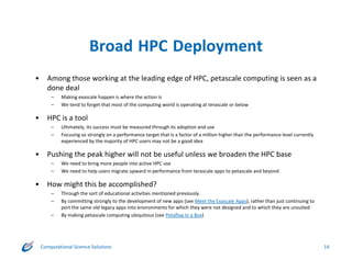 Waiting for Exascale | PPT