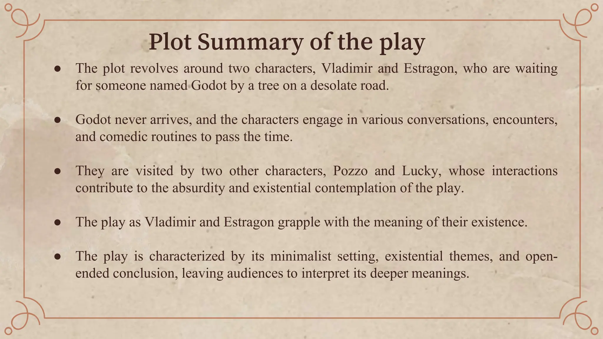 Waiting for Godot by Samuel Beckett's Play | PPTX