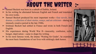 Waiting for Godot as an absurd play.pptx