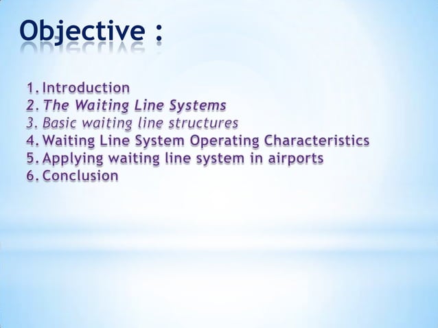 Waiting lines | PPT