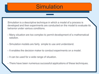 Waiting Lines & Simulation | PDF