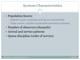 Waiting line system | PPT