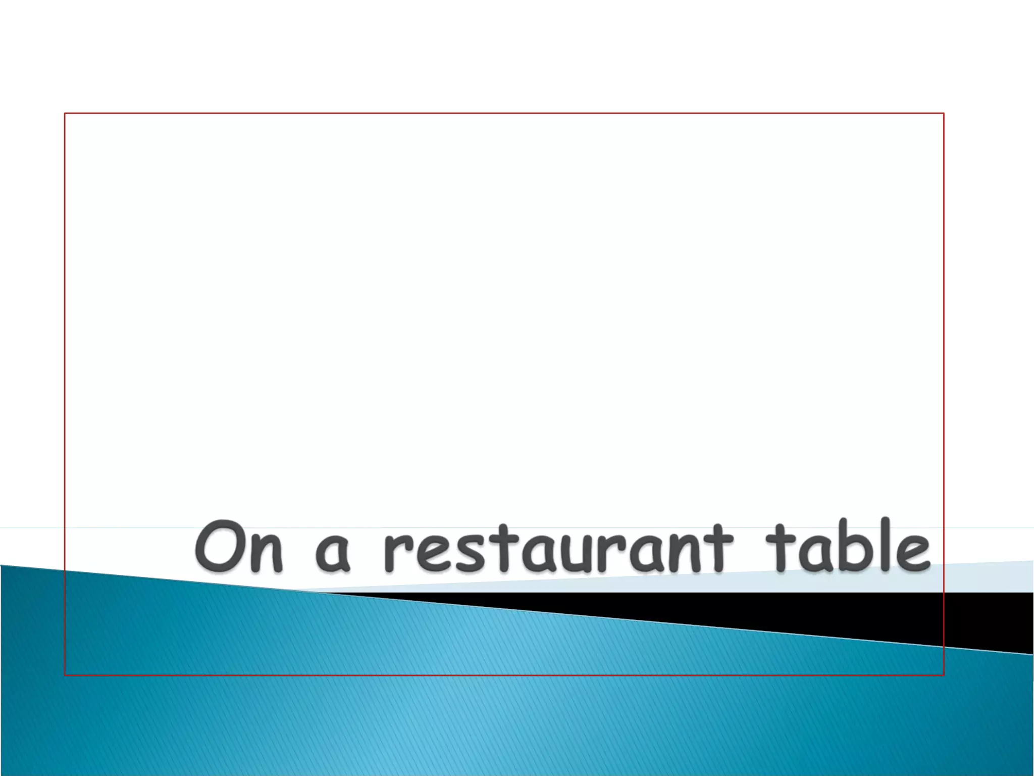 Waiting staff | PPT