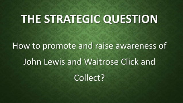 Waitrose presentation (2) | PPT