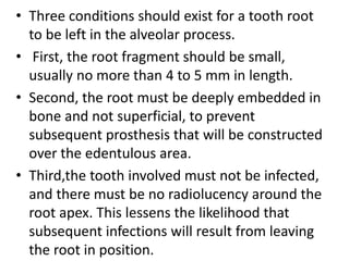 complicated exodontia presented by htet myat aung | PPT