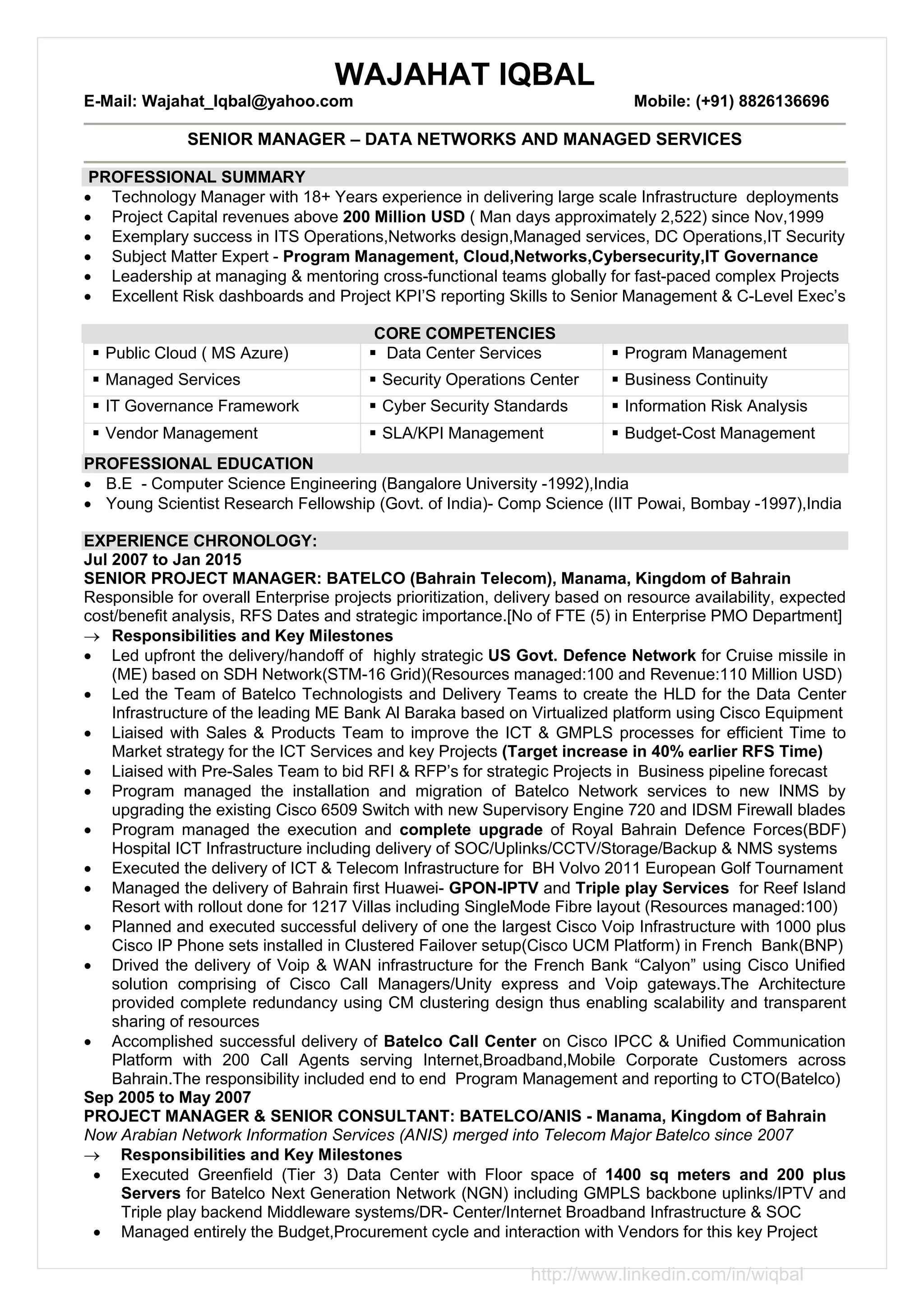 Wajahat iqbal cv1 | PDF