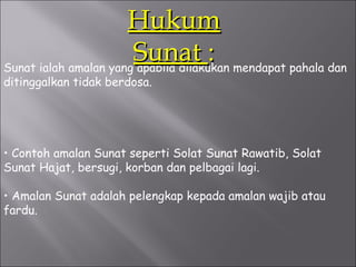 Wajib,sunat,harus,makruh,haram | PPT