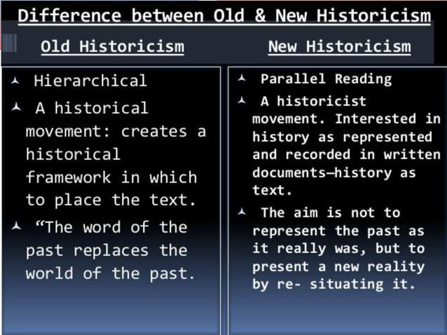 Historicism | PPTX