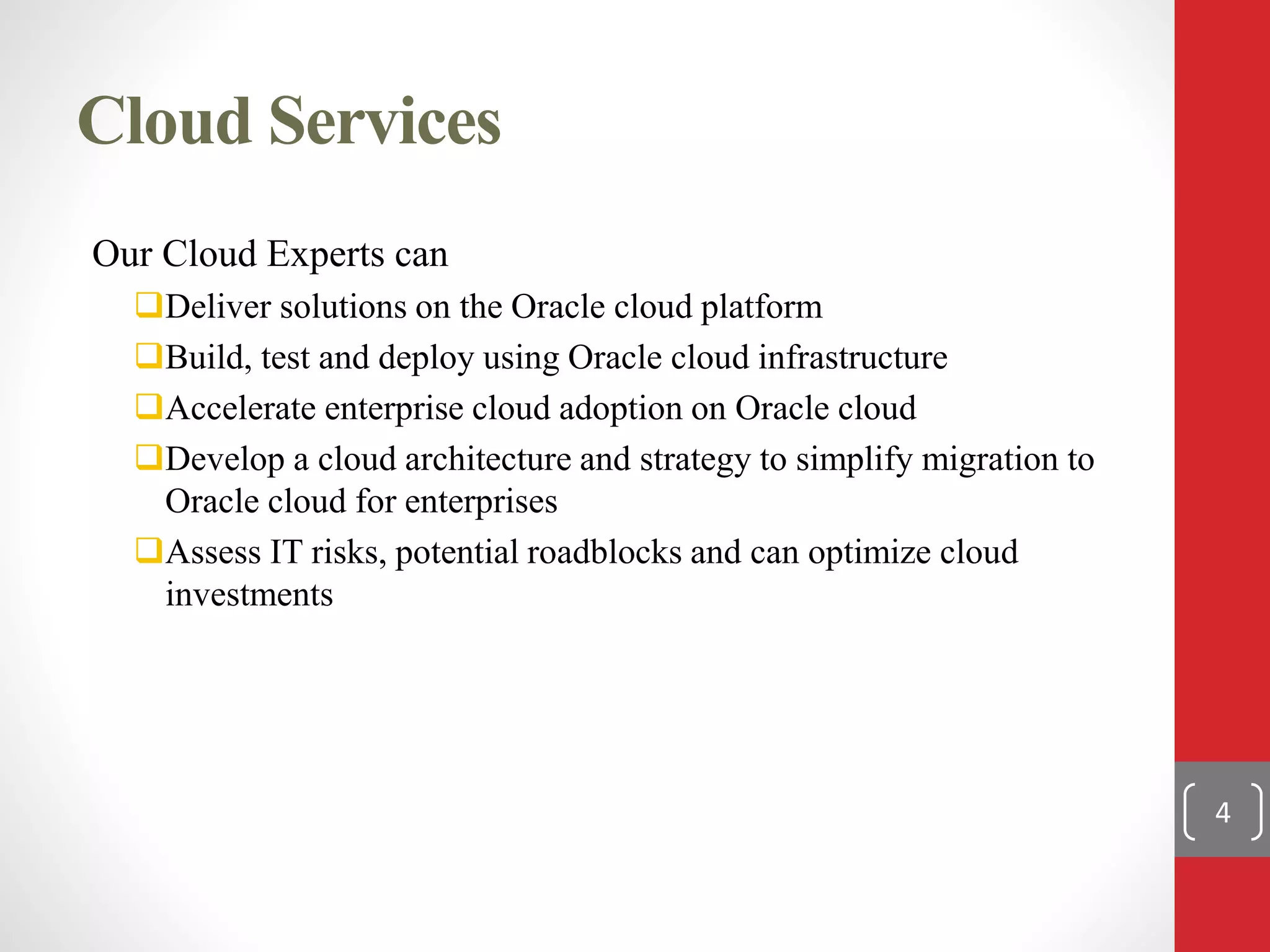 Oracle Cloud infrastructure | PPT
